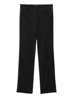 MSGM Side-zip Straight Trousers - Black