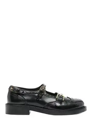 Sandro Multi-buckle Mary Jane Loafers - Black
