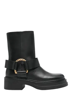Dorothee Schumacher Short Biker Boots - Black