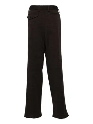 Kolor Wool Wide-leg Trousers - Brown