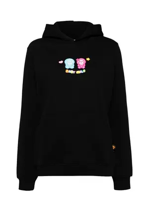 A BATHING APE Baby Milo® Store * Logo-print Hoodie - Black