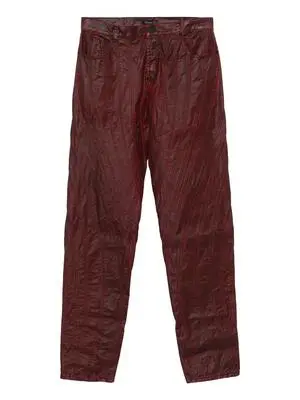 MUGLER Waxed Spiral Jeans - Blue