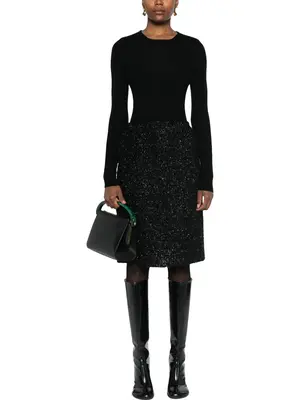 HERSKIND HERSKIND Ribbed Knit Crew Neck Pullover