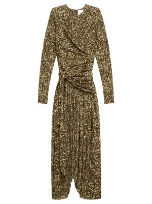 Isabel Marant Étoile Zeidi Leopard Print Dress - Brown