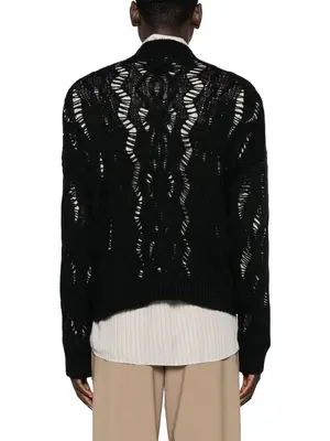 Our Legacy Cable Knit Sweater - Black