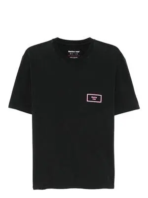 Martine Rose Raised-logo T-shirt - Black