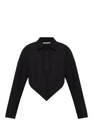 ALEXANDER WANG Alexander Wang Pointed Organic-Cotton Shirt