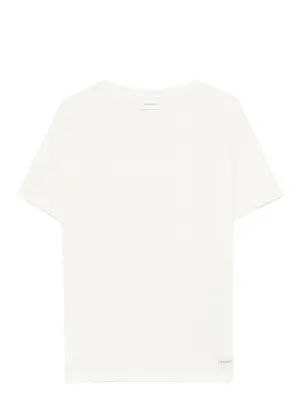 Saint Laurent Logo-tag T-shirt - White