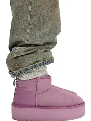 EMU AUSTRALIA Stinger Micro Platform Boots Mauve Mist