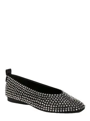 27 EDIT NATURALIZER Carla Embellished Flat - Black