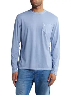 Johnnie-o Brennan 2.0 Long Sleeve Pocket T-shirt - Navy