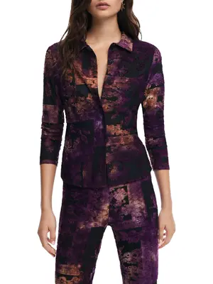 Desigual Nebula Jacquard Jacket - Black