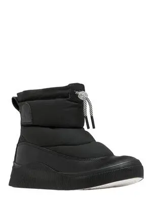 Sorel Out N About Iv Puffy Lace-up Waterproof Boots - Black/ Chalk