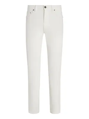 Zegna Rinse-washed Denim Jeans - White