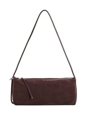 REFORMATION Simona Cylinder Shoulder Bag - Brown