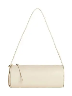 REFORMATION Simona Cylinder Shoulder Bag - Ivory
