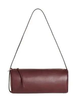 REFORMATION Reformation Simona Cylinder Shoulder Bag Ruby Leather