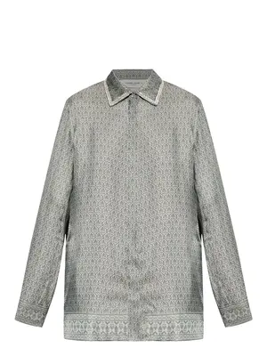 GOLDEN GOOSE Floral-print Shirt - Grey