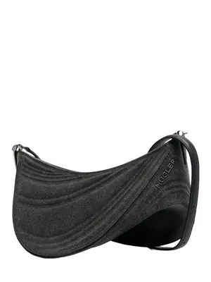 MUGLER Mugler Spiral Curve Shoulder Bag