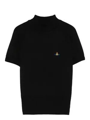 VIVIENNE WESTWOOD Bea Mock-neck Top - Black