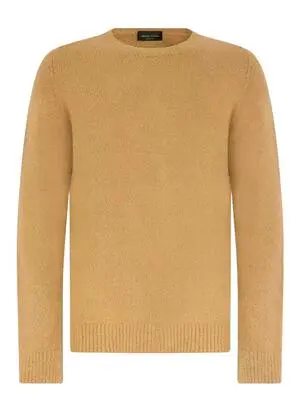 ROBERTO COLLINA Bouclé Sweater - Brown