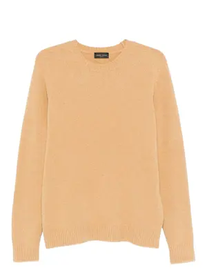 ROBERTO COLLINA Bouclé Sweater - Neutrals