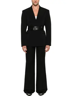 Coperni Wide-leg Tailored Trousers - Black