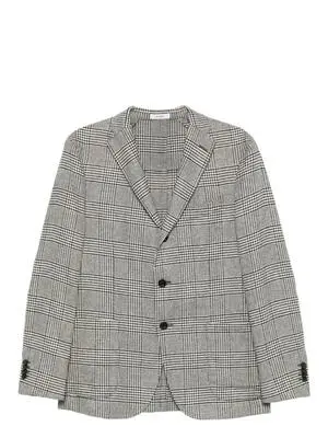 Boglioli Prince Of Wales Check-pattern Blazer - White
