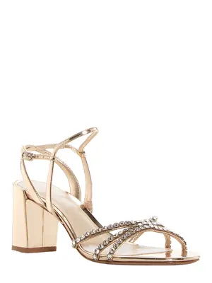 ALEXANDRE BIRMAN Ray Embellished Sandals - Golden