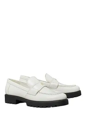 Tory Burch Classic Lug Loafers - Dove White