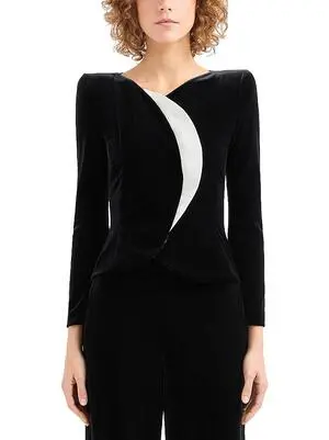 Emporio Armani Chenille Jacket - Black