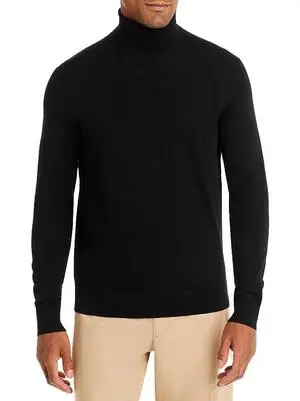 Bloomingdale'S Merino Wool Turtleneck Sweater - Black