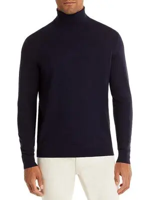 Bloomingdale'S Merino Wool Turtleneck Sweater - Navy