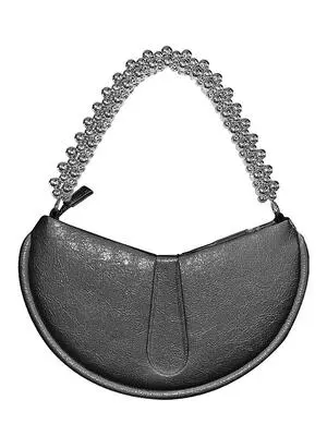 THEMOIRE Ebe Beads Handle Shoulder Bag - Black