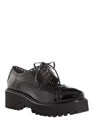 Jeffrey Campbell Realistic Brogue Oxfords - Black