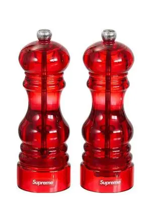Supreme Peugeot Salt & Pepper Mill Set Of 2 - Red