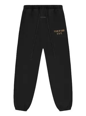 Fear Of God Essentials Fleece Essential Sweatpant - Black