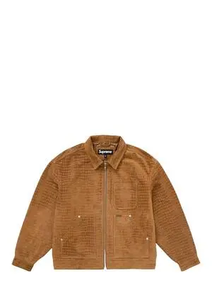 Supreme Suede Work Jacket Croc