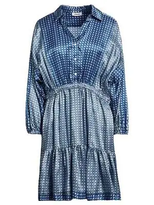 Sandro Mini Shirt Dress - Azure