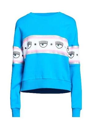 CHIARA FERRAGNI Sweatshirt Size Cotton - Azure