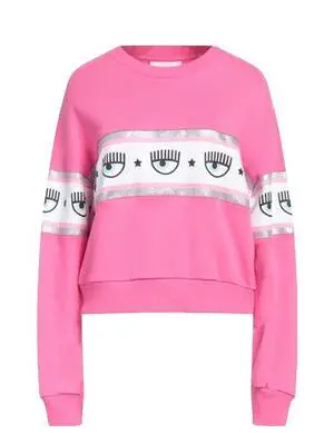 CHIARA FERRAGNI Cotton Sweatshirt Fuchsia