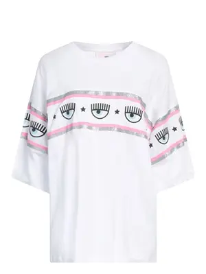 CHIARA FERRAGNI Cotton T-Shirt White