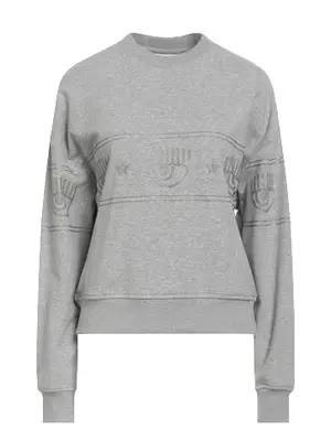 CHIARA FERRAGNI CHIARA FERRAGNI Sweatshirt With Crystal Embellishments Grey