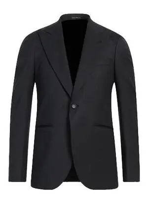 Emporio Armani Blazer Charcoal Size Virgin Wool, Elastane - Grey