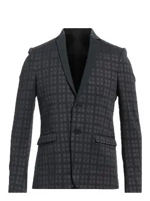 Patrizia Pepe Checked Jersey Blazer - Grey