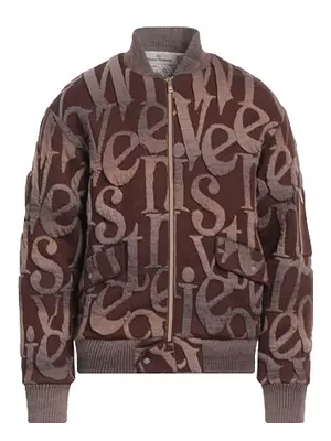 VIVIENNE WESTWOOD Knitted Bomber Jacket - Brown