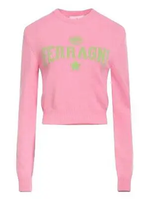 CHIARA FERRAGNI Jacquard-knit Sweater - Pink