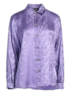 Just Cavalli Viscose Shirt - Purple