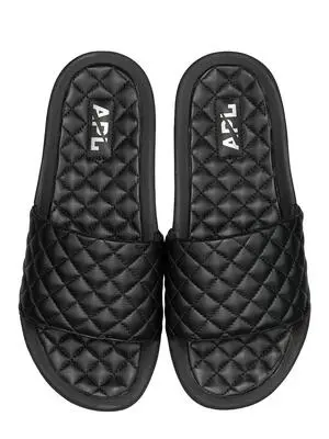 Apl Lusso Slide Sandals - Black
