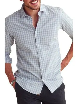 Billy Reid Classic Fit Plaid Button-up Shirt - Blue Multi